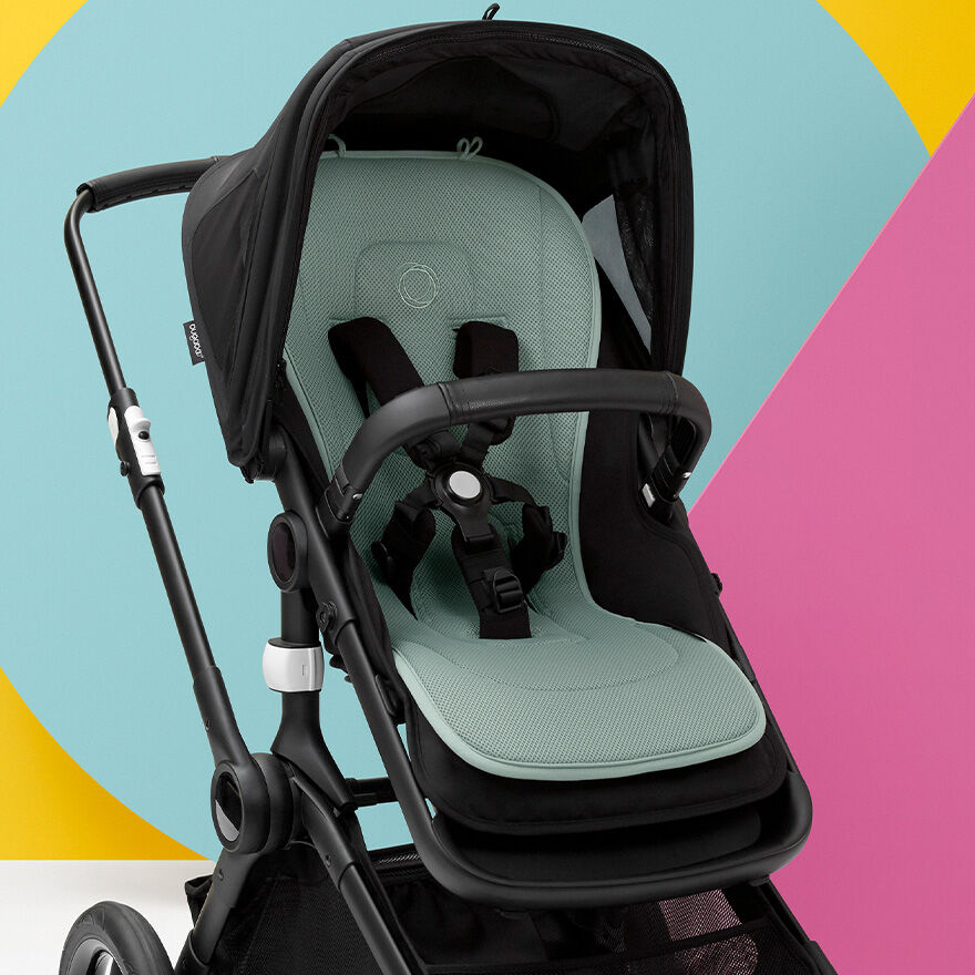 Bugaboo dual comfort seat liner Midnight black | Bugaboo