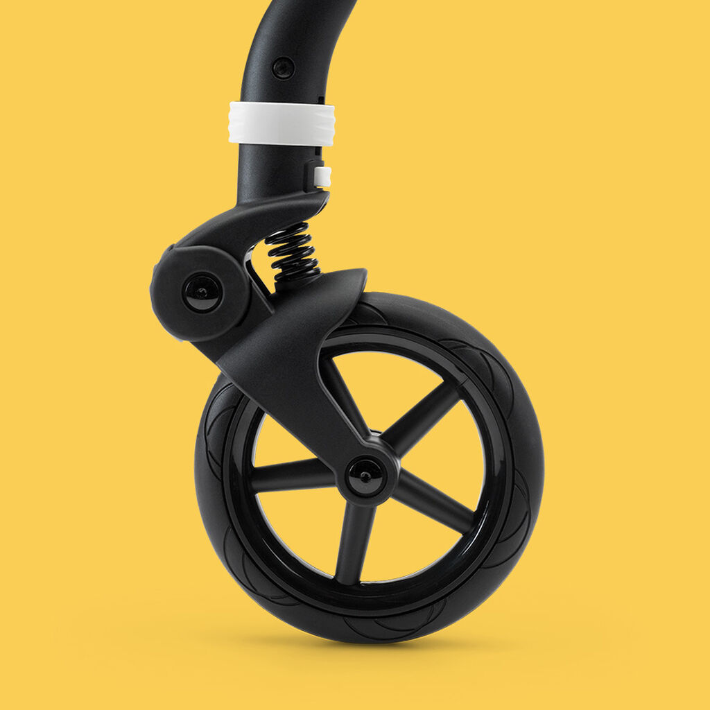 Bugaboo Bee 6 seat stroller Black sun canopy, black fabrics, black ...
