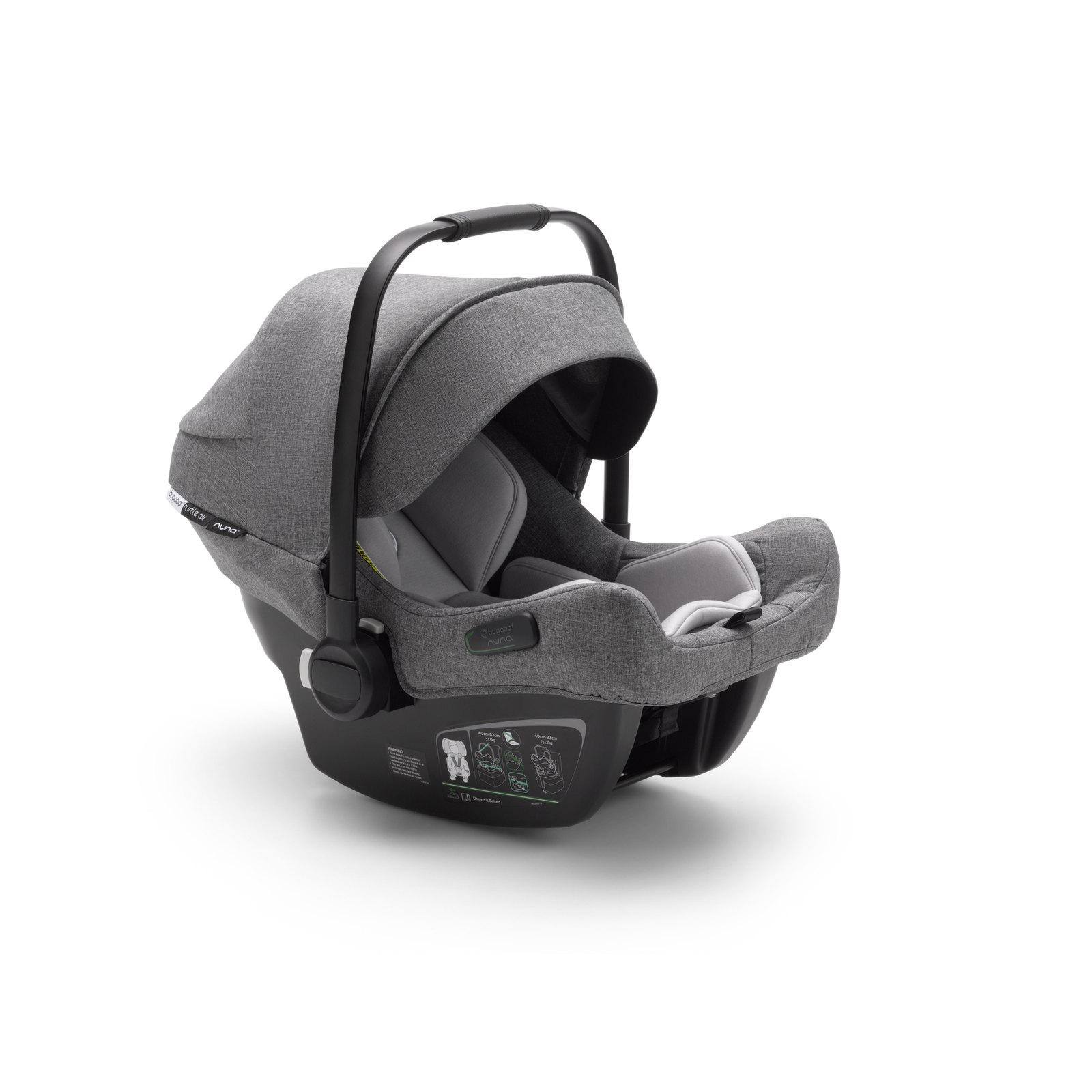 Bugaboo Turtle Air by Nuna grey mélange | Bugaboo GB