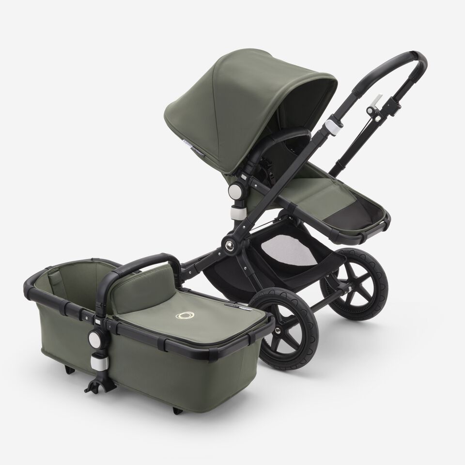 Carrito Bugaboo Cameleon 3 Plus con silla y capazo Capota verde bosque, fundas verde bosque ...