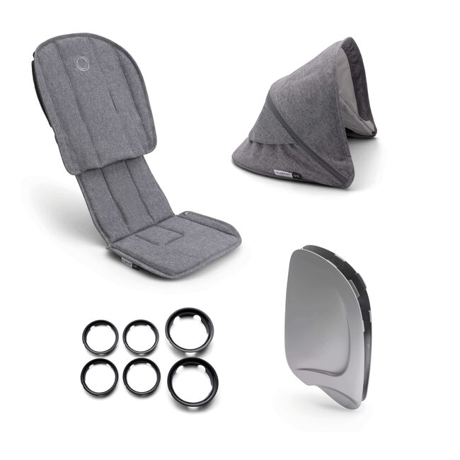 Refurbished Bugaboo Ant style set complete Grey mélange | Bugaboo