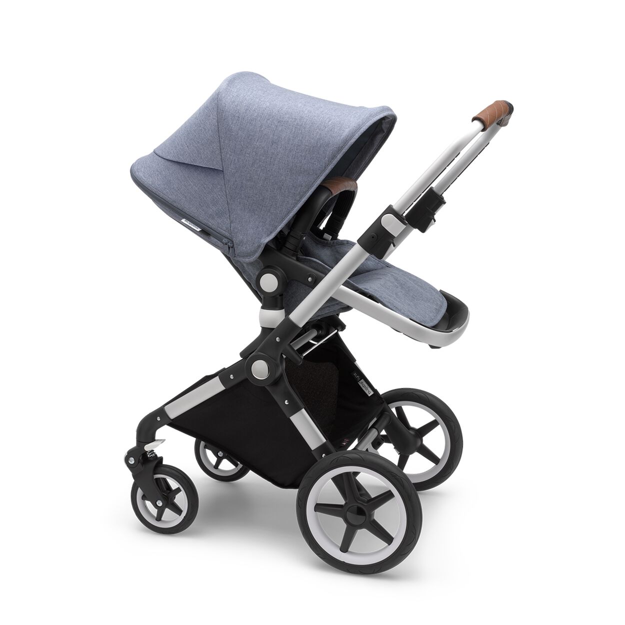Bugaboo Lynx seat stroller Blue mélange sun canopy, blue mélange ...