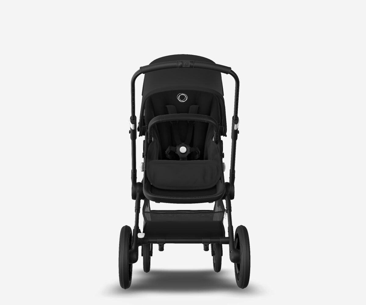 Bugaboo Fox 2 bassinet and seat stroller Black sun canopy, black ...