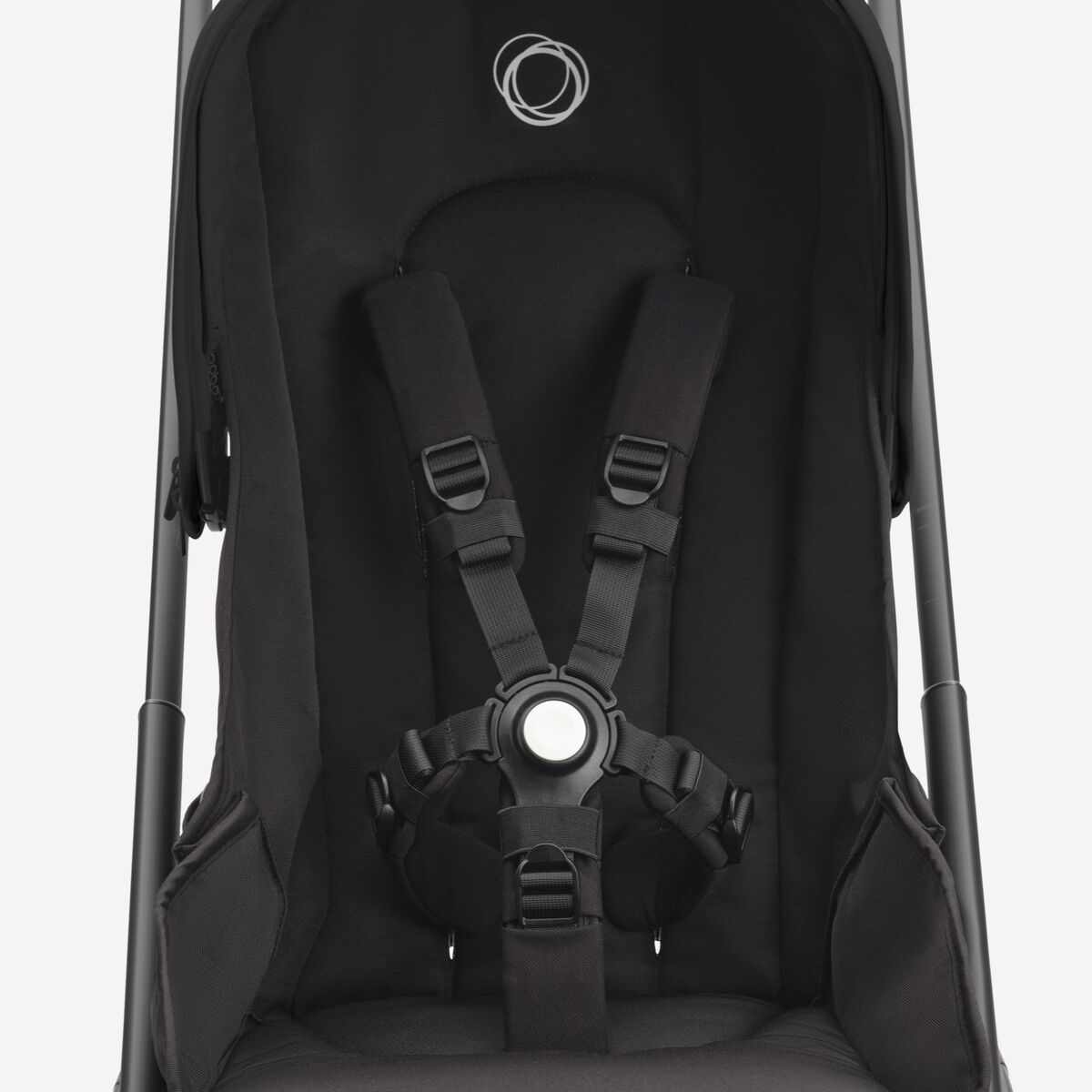 Bugaboo Dragonfly seat stroller Midnight black sun canopy, midnight ...