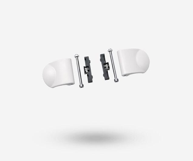 Refurbished Bugaboo Bee handle bar locks replacement set White | Bugaboo
