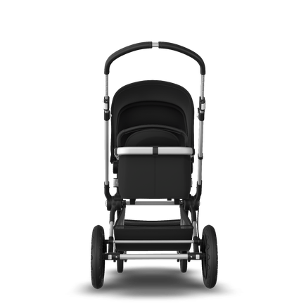 Bugaboo Cameleon 3 Plus seat and carrycot pushchair Black sun canopy, black fabrics, aluminium ...