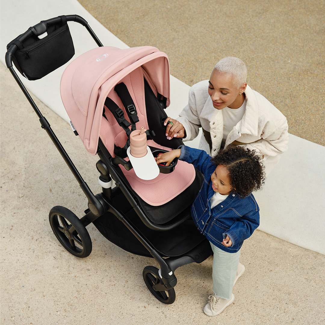 Bugaboo Donkey 2 Duo Seat and bassinet pram Black sun canopy, black ...