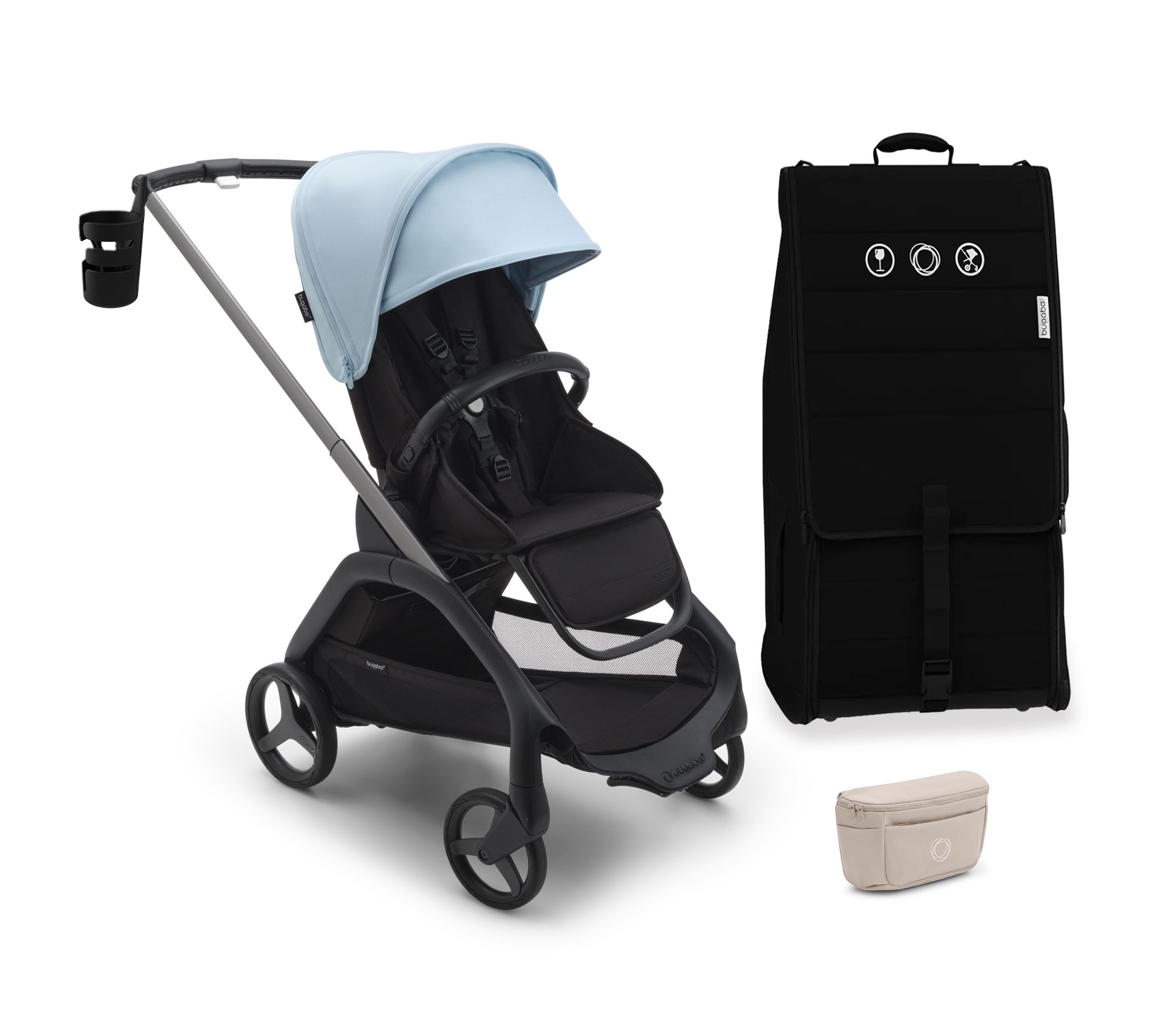 Dragonfly Seat Stroller Travel-ready Bundle | Bugaboo