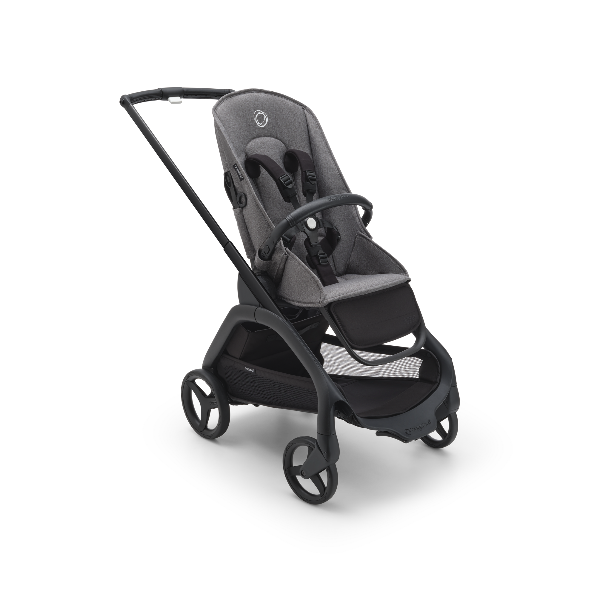 Bugaboo Dragonfly base Grey mélange fabrics, black chassis | Bugaboo